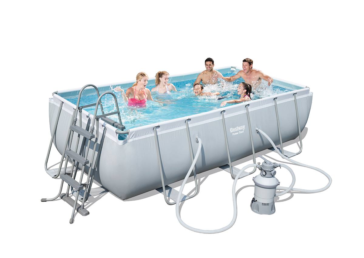 Bestway Power Steel fémvázas medence 404x201cm | Vital Force Bestway Power Steel fémvázas medence 404x201cm | Vital Force